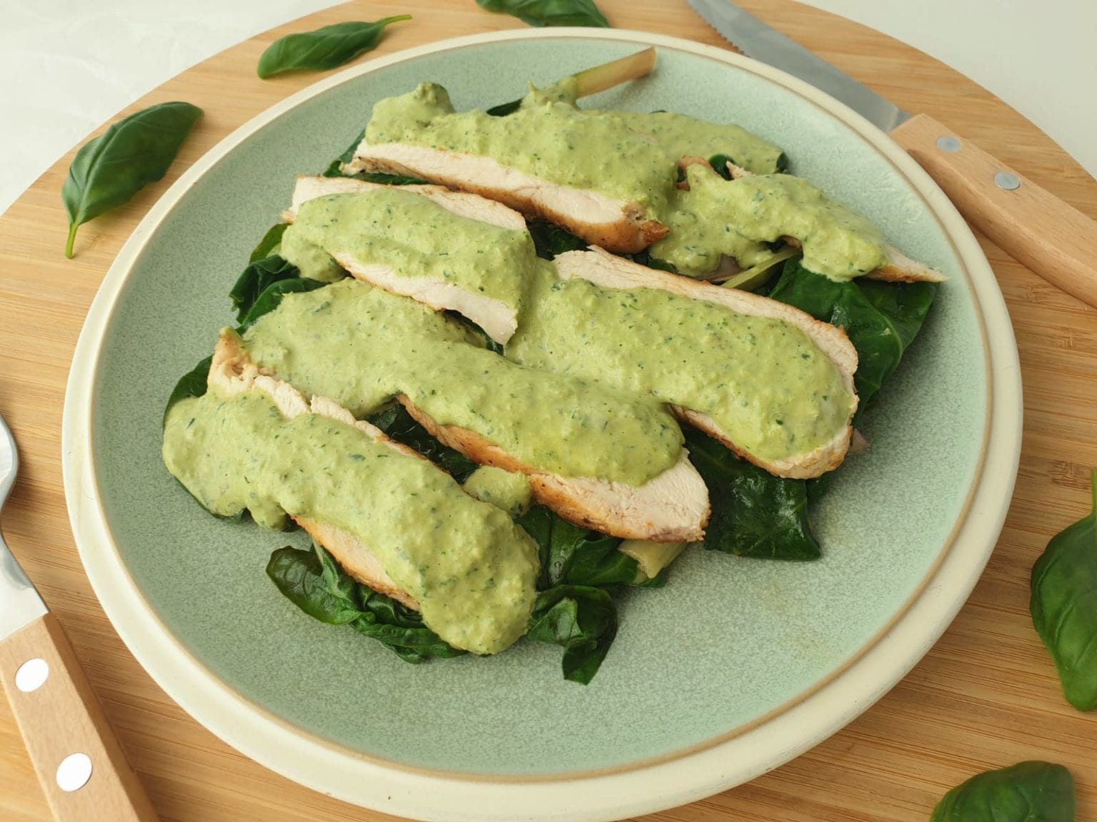 Gezond & Slank met Keto Recepten - Maaltijdsalade - Keto kip tonnato