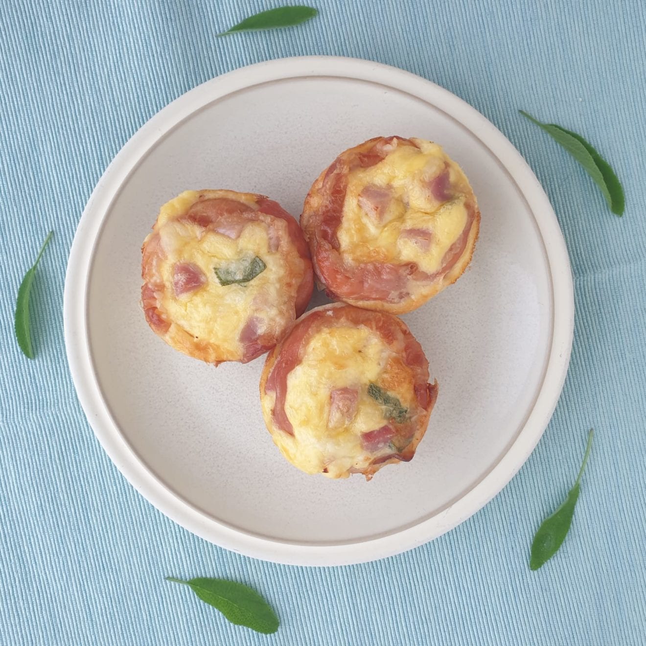 Gezond & Slank met Keto Recepten - Snelle lunch - Ham-kaas muffins
